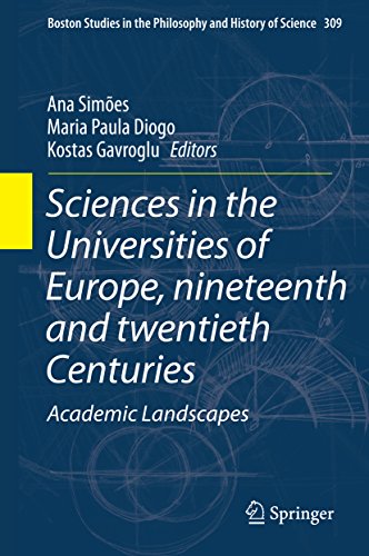 Sciences in the Universities of Europe, Nineteenth and Twentieth ...