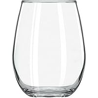 Amazon.com | Libbey 217 Stemless 11.75 Ounce White Wine Glass - 12 / CS: Wine Glasses