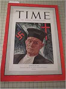 Time Magazine (1940) World War II - Pastor Martin Niemoller & Religious ...