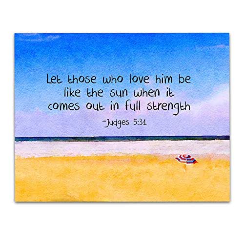 Amazon.com: Judges 5:31"Let Those Who Love Him be Like the Sun ." Bible ...