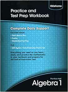 Practice and Problem Solving Workbook Teacher's Guide Prentice Hall ...