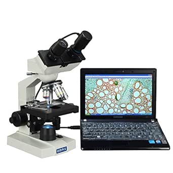 OMAX 40X-2000X Digital Lab LED Binocular Compound Microscope with ...