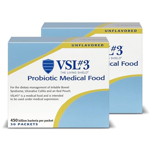 VSL #3® Probiotic Powder for Digestive Health, IBS & UC Symptoms - 450B ...