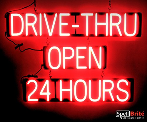 Neon drive thru open sign - lasopafocus