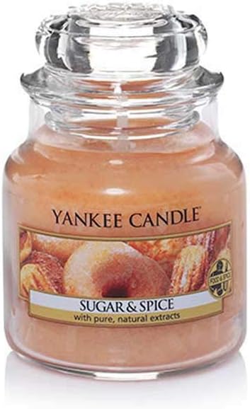 Amazon.com: Yankee Candle Sugar and Spice Small Jar, 3.7 Ounce: Home ...