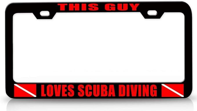 Amazon.com: Customola This Guy Loves Scuba Diving Scuba Diving Steel ...