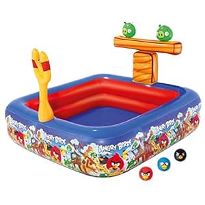 Amazon.com: Angry Birds Interactive Inflatable Play Pool: Toys & Games