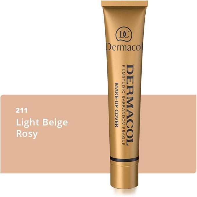 Dermacol make-up cover maquillaje de alta cobertura (tono 211) 211 ...
