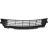 Amazon.com: Front Lower Center Bumper Grille Textured Black Replacement ...