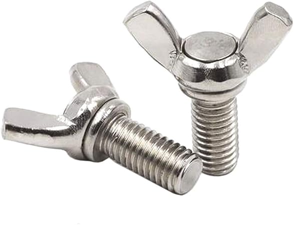 M5 M6 tornillos de mariposa mariposa Cuerno tornillo de mariposa pernos de acero inoxidable ...