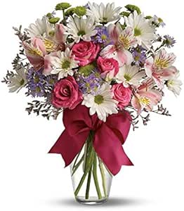 Amazon.com : Teleflora Pretty Please - Deluxe Flower Arangement ...