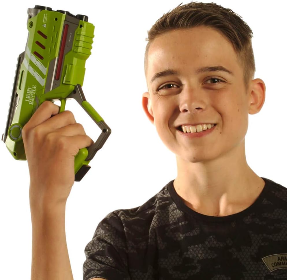 Light Battle Laser Tag Gaming Set – 2 Anti-Cheat Laser Tag guns (green ...
