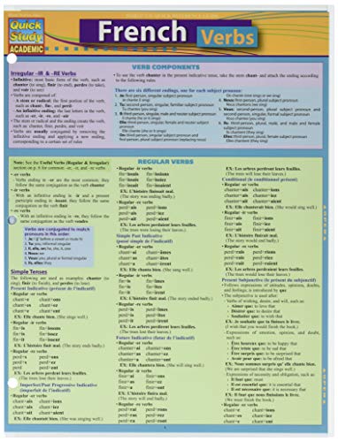 French Verbs (Quick Study Academic): Arnet, Liliane: 9781423233145 ...