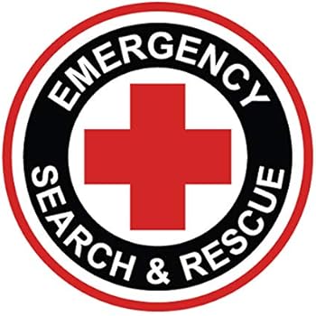 Amazon.com : Search and Rescue Response Team Full Color 5 Inch Round ...