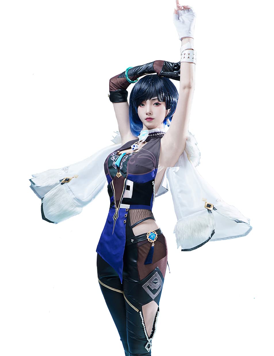 Mua CR ROLECOS Yelan Cosplay Outfit for Genshin Impact Cosplay Costume ...