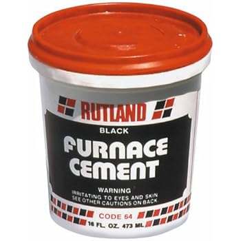 Rutland Furnace Cement Cartridge, 1-Cart, Black: Amazon.ca: Home & Kitchen