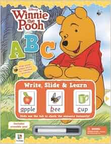 WINNIE THE POOH - ABC & FIRST WORDS (Winnie the Pooh: Write, Slide and ...