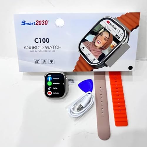سعر Smart 2030 C100 Andriod Watch Ultra With Aluminum Case 2GB RAM + 16 ...