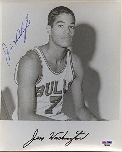Autographed Jim Washington Photo - 8x10 - PSA/DNA Certified ...