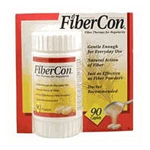 Amazon.com: FiberCon Fiber Therapy For Regularity, 90 Caplets, Pack of ...