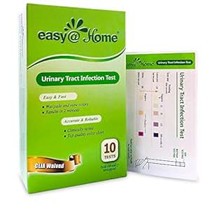 Easy@Home 10 Individual Pouch Urinary Tract Infection FSA Eligible Test ...