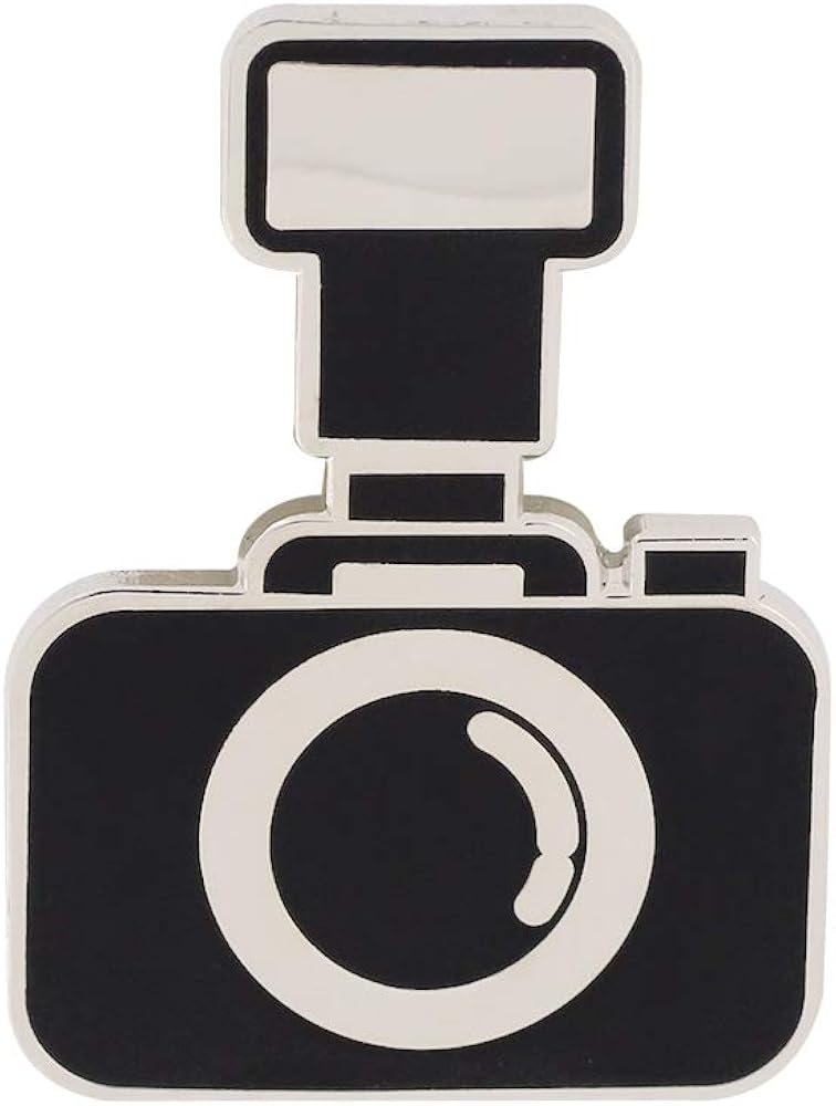 Forge Black Camera Lapel Pin- 100 Pack: Amazon.co.uk: Jewellery