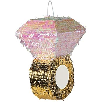 Amazon.com: Diamond Ring Pinata - Bachelorette Party Decorations: Toys ...