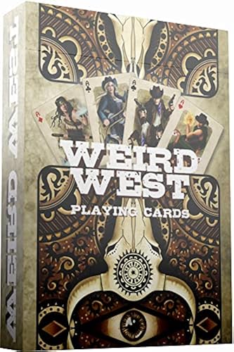 Wild West Playing Cards, Western Cowboy Themed Deck of Vintage Style ...