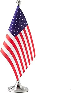 Amazon.com : USA Flag American Table Desk Small Mini Flags Decorations ...