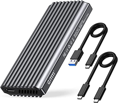 M.2 NVMe SATA Enclosure Tool-Free Adapter, USB C 3.1 Gen 2 10Gbps ...