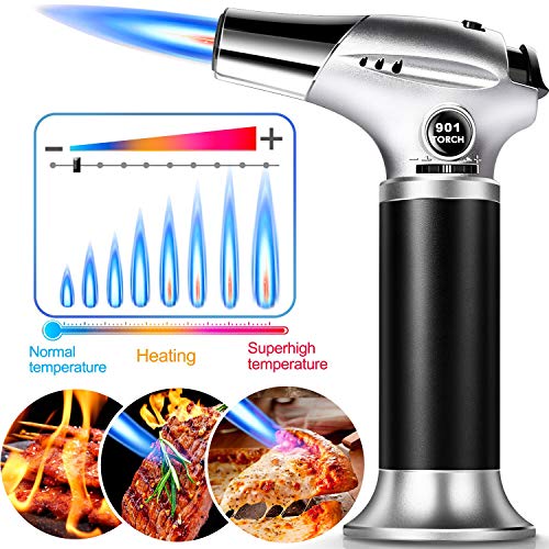 Culinary Butane Torch,ARCBLD Kitchen Refillable Butane Blow Torch with ...