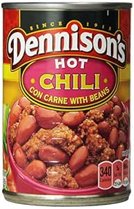 Amazon.com : Dennison's, Hot Chili Con Carne with Beans, 15oz Can (Pack ...