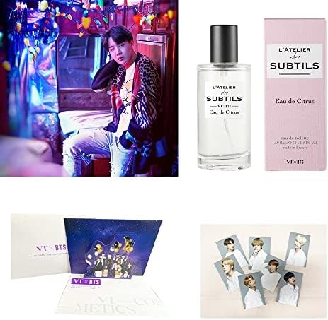 VT X BTS L'ATELIER des SUBTILS Perfume 50ml + pop up card+photo cards (Eau de Citrus (J-Hope ...