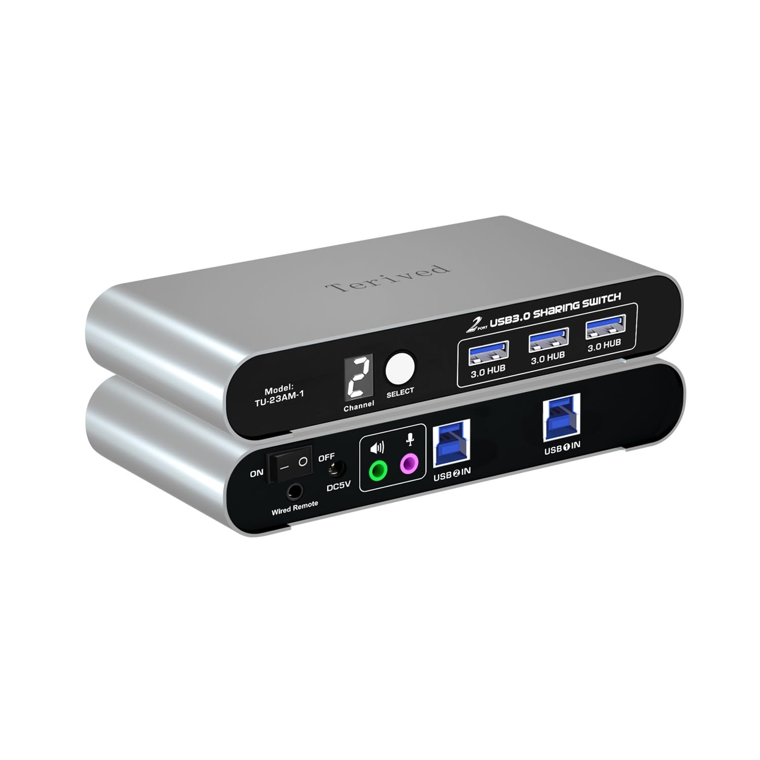 Mua Terived USB 3.0 Switch for 2 Computers Sharing 3 USB Devices with ...