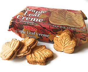 Manning's Sandwich Shop Maple Leaf Cookies - TWO Packages of Delicious ...
