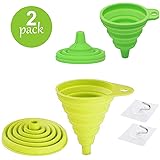 Amazon.com: Small Collapsible Silicone Funnel Helpful In Pouring Liquid with Precision, 3 Inches ...