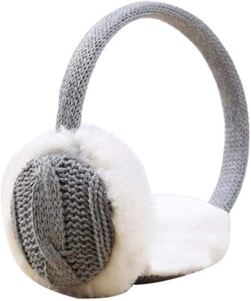 TIANTING Mujer Orejeras Otoño Invierno Cálido Felpa Tejida Orejera ...