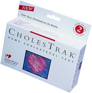 Amazon.com: CholesTrak Home Cholesterol Test Kit - 2 ea: Health ...
