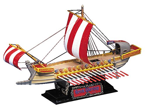 Aoshima Greek Warship 100BC Historical Sailing Ship Model Kit - Want It All