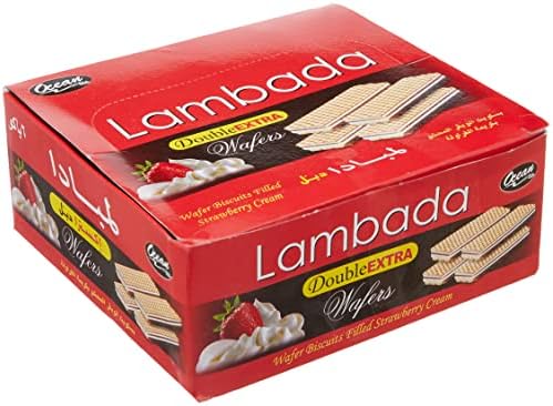 Lambada Duble Extra Wafers Strawberry cream 6 pieces price in Egypt ...