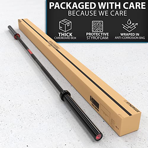 Synergee 45lb Rhino Power Bar Cerakote Finish Barbell. Rated 1500lbs ...