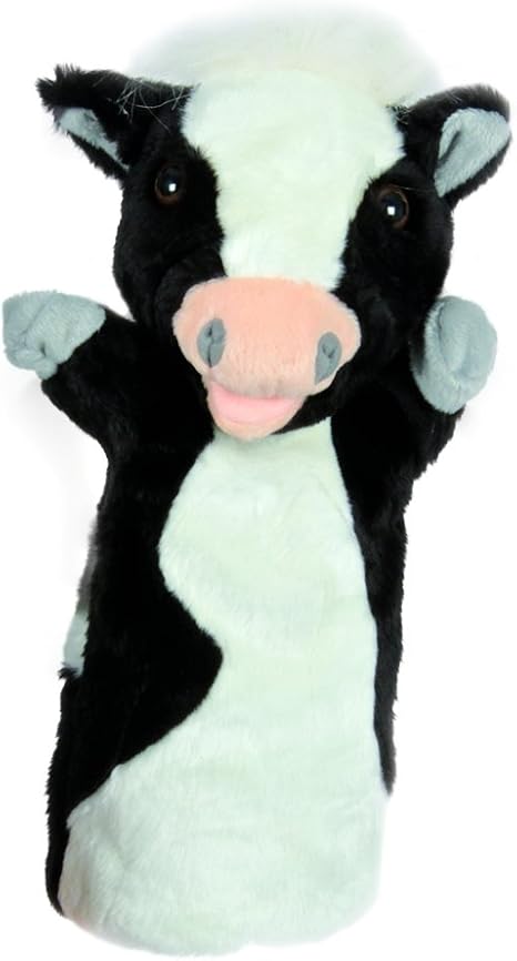 Amazon.com: The Puppet Company Long-Sleeves Cow Hand Puppet: Toys & Games