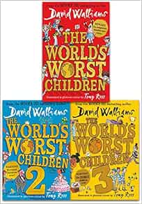 David Walliams Worlds Worst Children Collection 3 Books Set: David ...