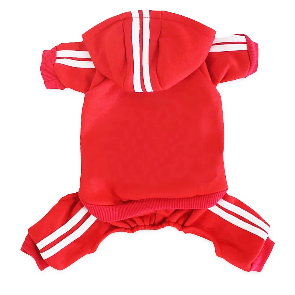 MeowWow Extra Small Puppy Dog Hoodie Dogs Clothes Sweater 4 Legs XS Dog ...