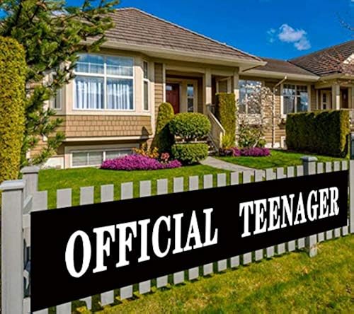 Duyoku Colormoon Large Official Teenager Banner, 13th Birthday Sign ...