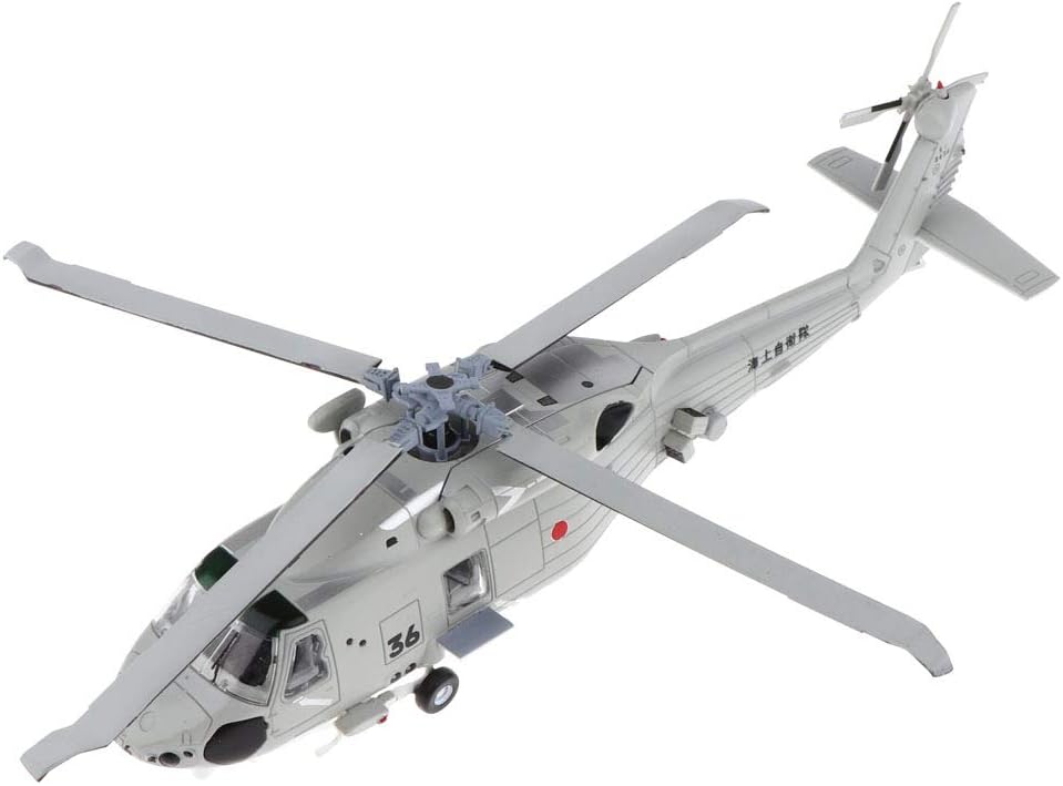 MagiDeal Diecast Helicopter 1:100 Japanese SH-60K Seahawk Metal 7.1 ...