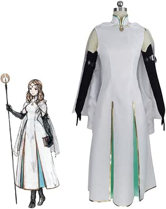 Amazon.com: Octopath Traveler OPHILIA Cosplay Costume: Clothing