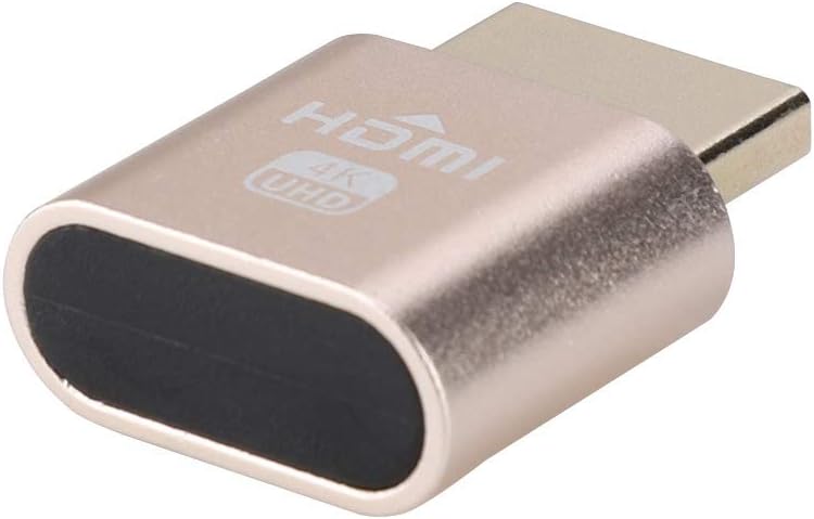 Bewinner Graphics Card HDMI Patch, Analog Camouflage Fake Screen, VGA ...