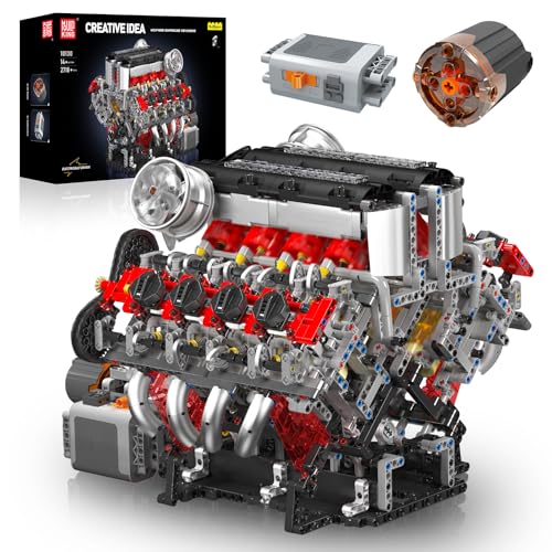 Mould King 10130 V8 Engine Model Kit - 2718 Pcs to Build Your Own ...