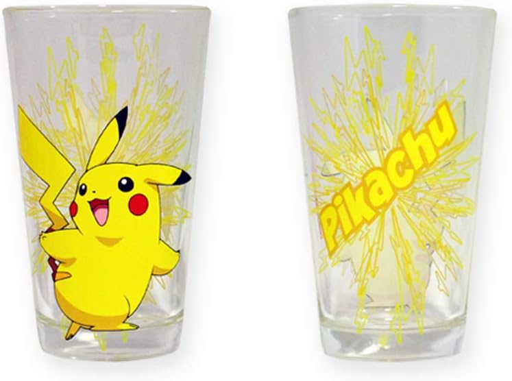 Pokemon Clear Colored Pint Glass 4 Pack – BigaMart